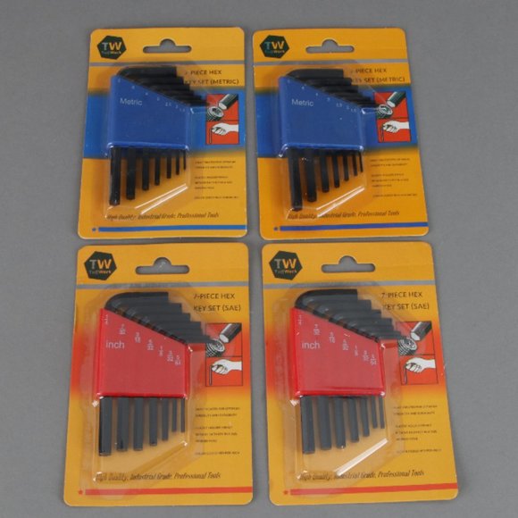 Tuff Work | Other | Set Of 4 Tw Tuff Work Hex Key Set 4 Pcs Sae And 14 ...